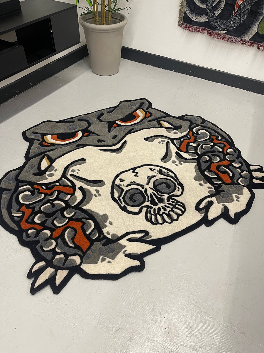 Kaeru No Senshi Rug - Samurai Frog Decor – Inked Rugs