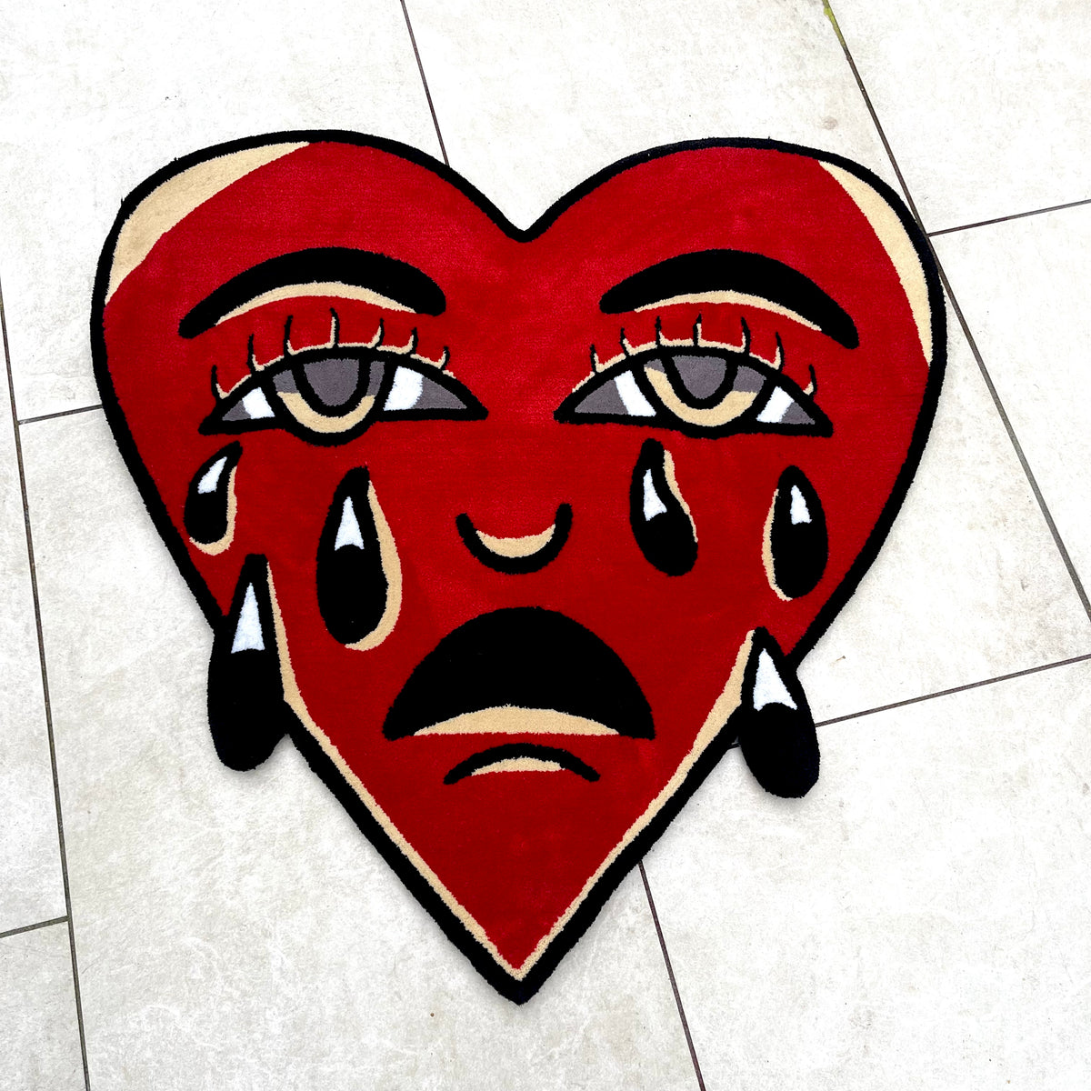 Crying Heart – Inked Rugs