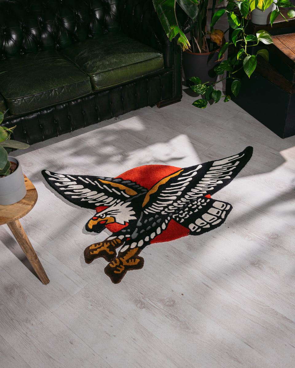 American Traditional Eagle Rug - Bold Custom Decor – Inked Rugs