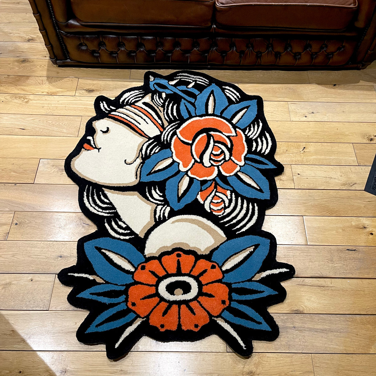 Traditional Lady – Inked Rugs