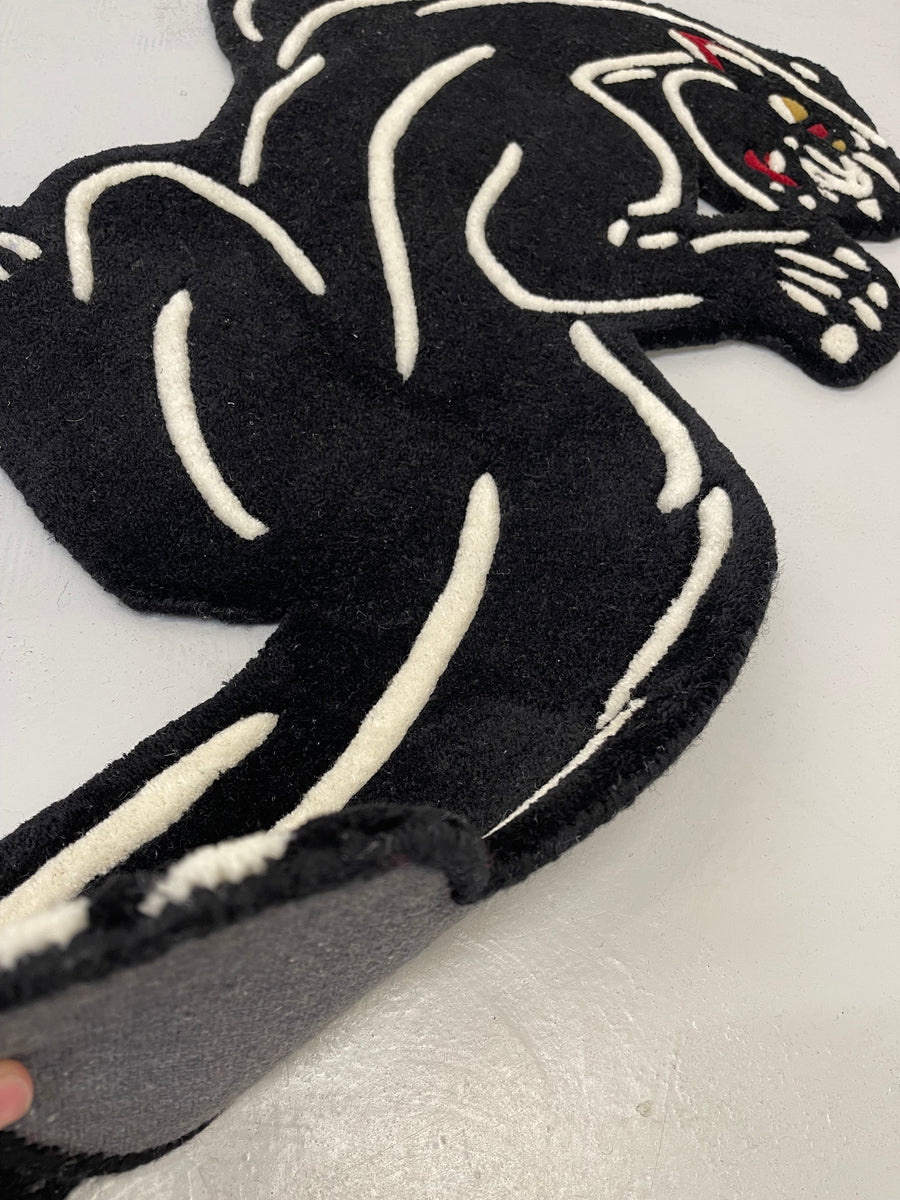 Black Panther Rug - Custom Bold Panther Decor – Inked Rugs