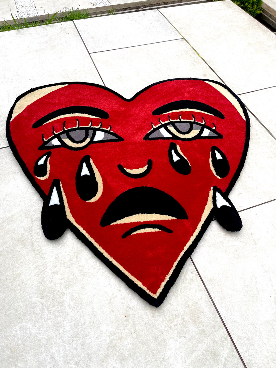 Crying Heart – Inked Rugs