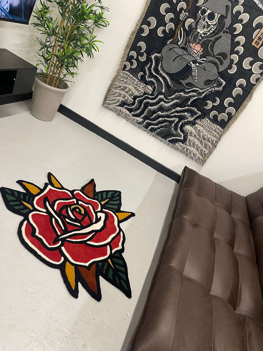 Red Rose – Inked Rugs