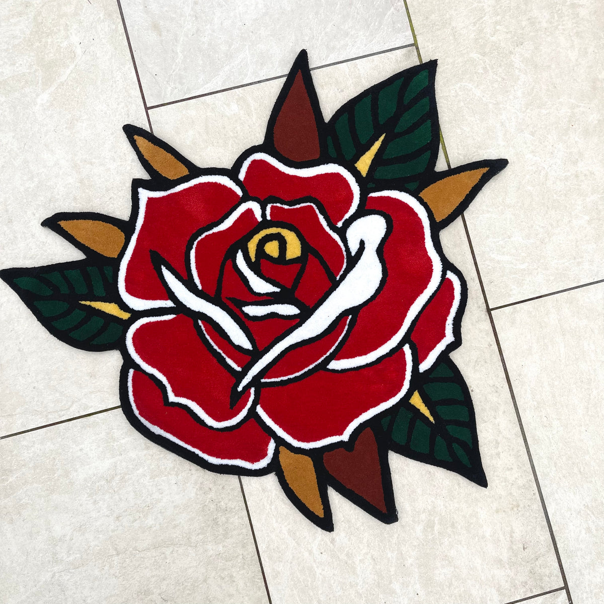 Red Rose – Inked Rugs