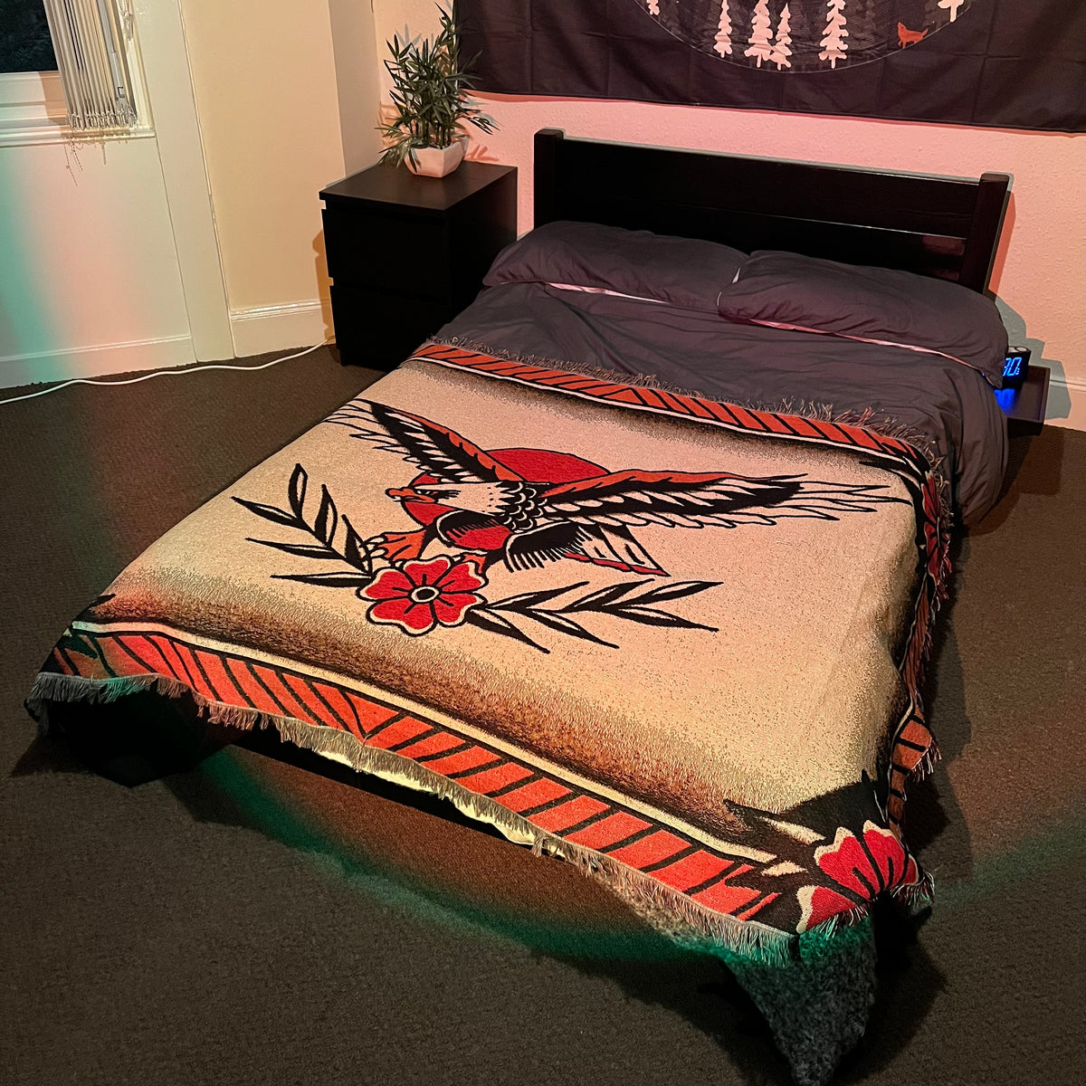 Traditional Eagle Tapestry – Inked Rugs